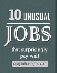 10 Unusual Jobs That Surprisingly Pay Well [Infographic]