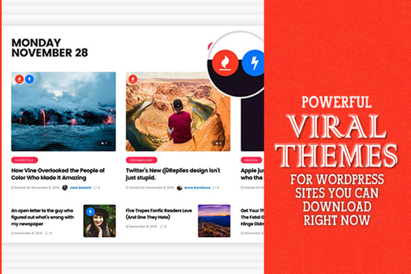 10 Powerful "Viral Themes" For WordPress To Download