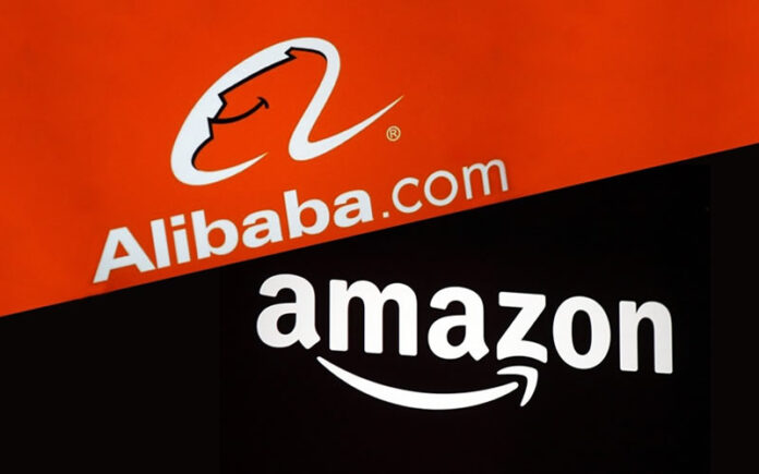 Amazon vs Alibaba: Who Is Winning The eCommerce War? [Infographic]